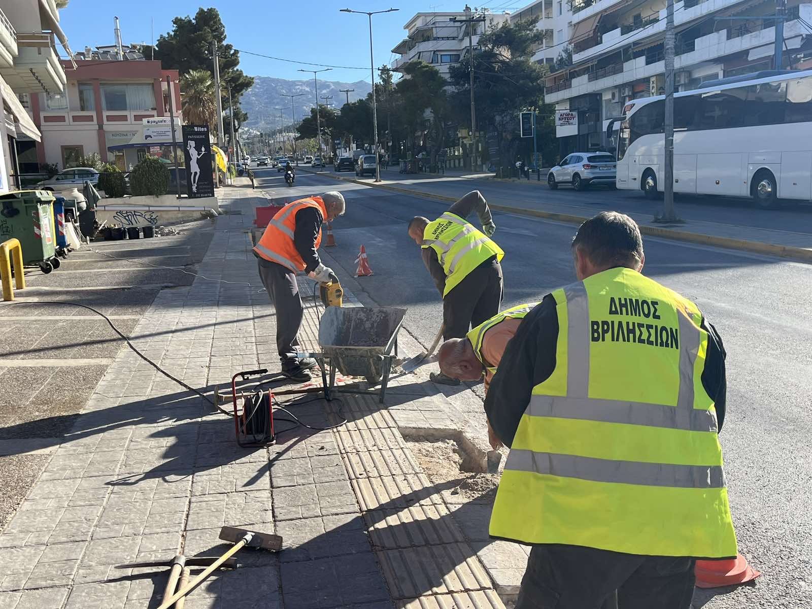 Λ. Πεντέλης: Παρέμβαση της Τεχνικής Υπηρεσίας του Δήμου | XΤΥΠΟΣ online